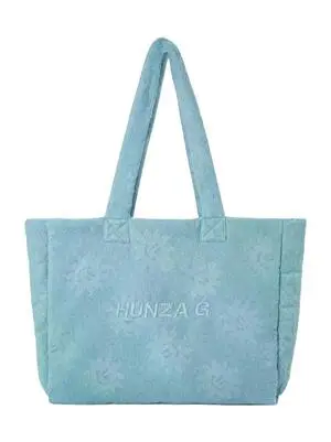 Hunza G Sunny Towelling Tote Bag - Blue
