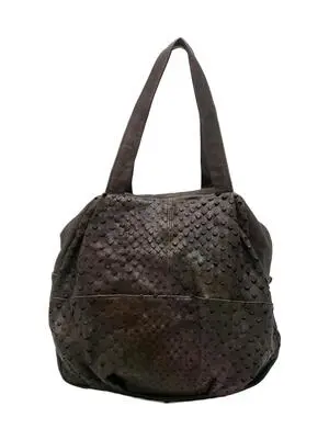 MIALUIS Riri Taipan Leather Shoulder Bag - Brown
