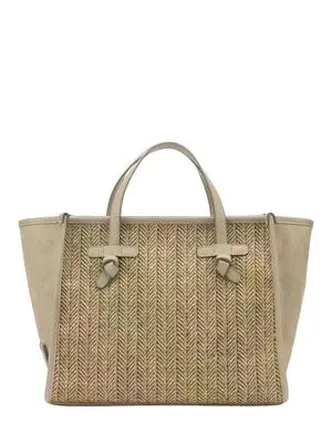 GIANNI CHIARINI 32 Miss Marcella Woven-design Tote Bag - Neutrals