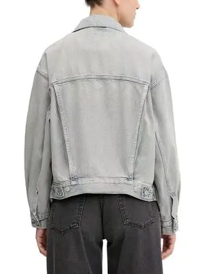 LEVI'S Trucker Acid-wash Denim Jacket - Grey