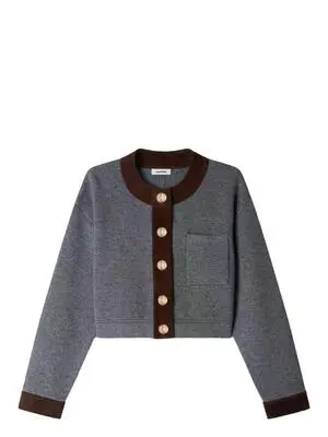SANDRO Cropped Cardigan