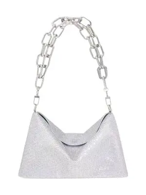 JUDITH LEIBER Bowie Slouch Crystal-embellished Chain-link Tote Bag