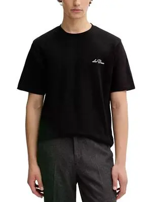LES DEUX Graphic-print T-shirt - Black