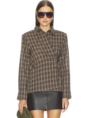 ALL THE WAYS Ila Button Up Top In . Also - Multi