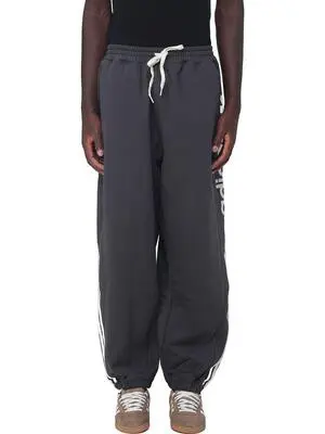 ADIDAS ORIGINALS Straight-leg Jersey Jogging Pants With Logo - Black