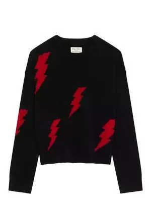 Zadig&Voltaire Markuz Jumper 100% Cashmere - Black