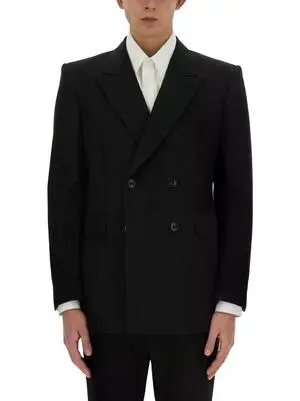 Alexander McQueen Double-breasted Tailored Blazer - Black