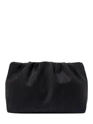ERES Soiree Paradise Ribbed Clutch Bag - Black