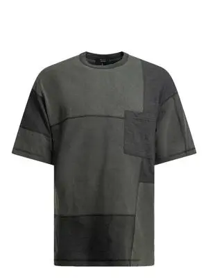 Comme Des Garçons Patchwork Chest-pocket T-shirt - Grey
