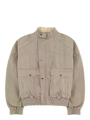 Isabel Marant Étoile Vertical-stripe Short Jacket - Neutrals