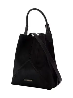 Victoria Beckham Calfskin Bucket Bag - Black