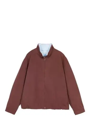 CROQUIS Stand-collar Relaxed-fit Jacket - Red