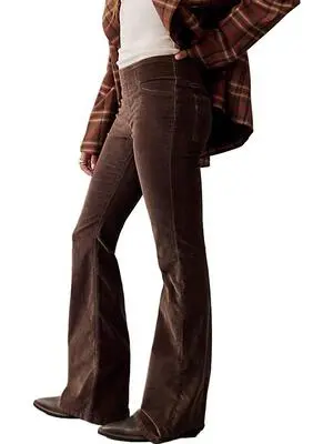 We The Free Penny Pull-on Cord Flare Jeans At - Java