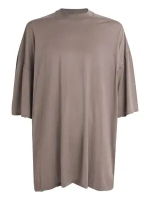 Rick Owens Cotton Tommy T-shirt - Brown