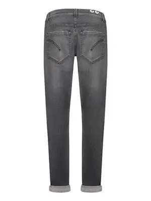 DONDUP Slim-fit Faded Jeans - Grey