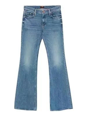 MOTHER The Jinx Heel Flared Jeans - Blue