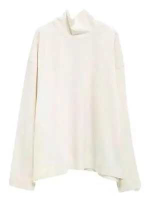 WILLY CHAVARRIA Bufallo Logo-embroidered High-neck T-shirt - Neutrals