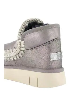 Mou Eskimo Bounce Leather Sneakers - Grey
