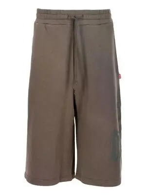 DIESEL® Graphic-print Track Shorts - Brown