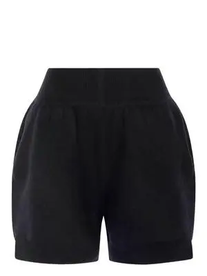 RICK OWENS Ribbed-trim Knitted Shorts