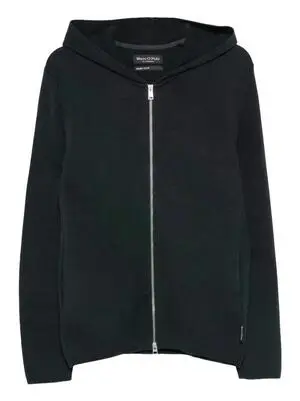 Marc O'polo Zip-up Hooded Cardigan - Blue