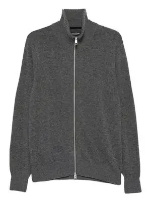 Marc O'polo Zip-up Knitted Cardigan - Grey