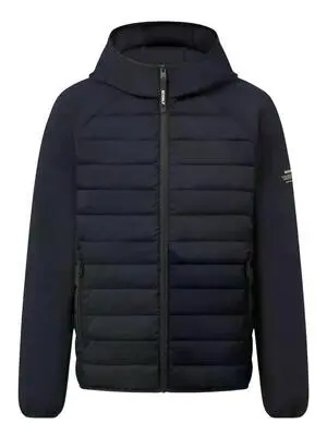 ECOALF Boloni Quilted Hooded Coat - Blue