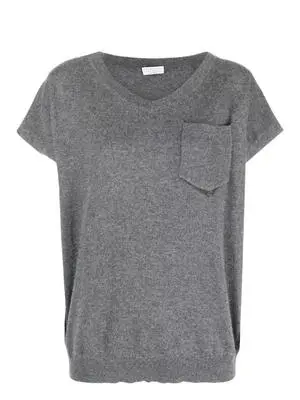 BRUNELLO CUCINELLI Pocket-detail V-neck Sweater