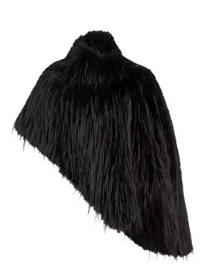 Loulou De Saison Zari Faux-fur Cape - Black