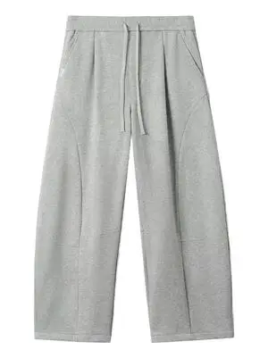 FIVE CM Pleated Panelled Track Pants - Grey