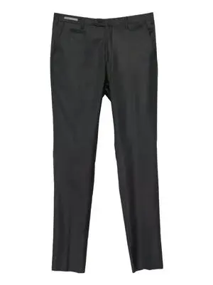 Corneliani Virgin-wool Tailored Trousers - Grey