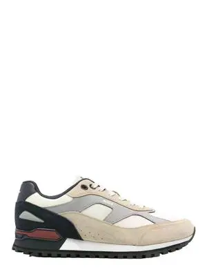 BOSS Panelled Lace-up Sneakers - Neutrals