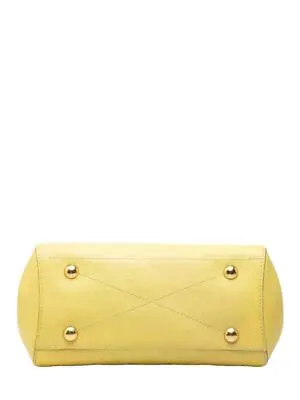 LOUIS VUITTON 2014 Monogram Empreinte Montaigne Bb Satchel - Yellow