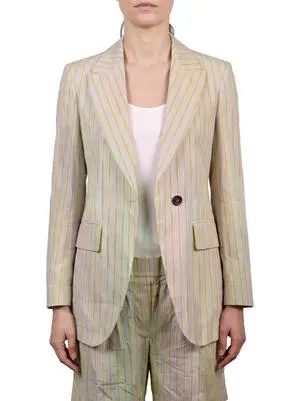 Brunello Cucinelli Striped Tailored Suit - Neutrals
