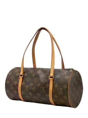 LOUIS VUITTON 2004 Monogram Papillon 30 Handbag - Brown