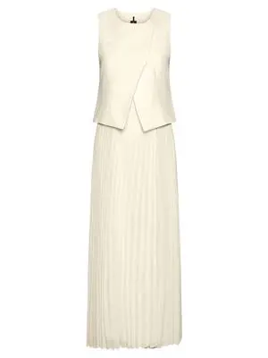 Marella Two-piece Effect Maxi Dress - White