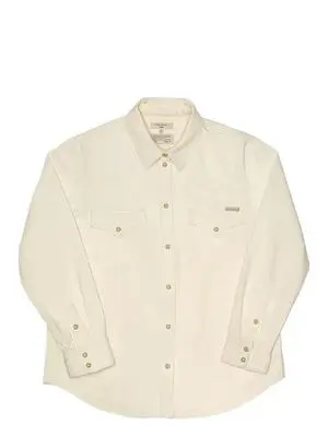 Nudie Jeans Lotta Western Denim Shirt - Neutrals