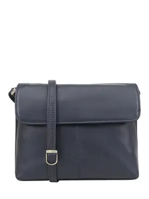 LLOYD BAKER Kheda Leather Crossbody Bag - Blue