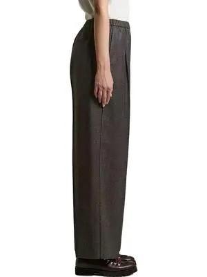 Peserico Elasticated-waistband Pleated Trousers - Grey