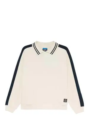 AGNES B. Half-zip Polo - Neutrals