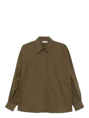 SOSUE Antonia Cotton Blouse - Green