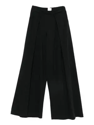 BYE Wide-leg Trousers - Black
