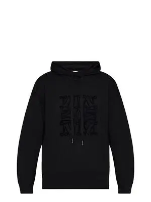 Max Mara Logo Wool Hoodie - Black