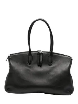 Borsalino Leather Tote Bag - Black