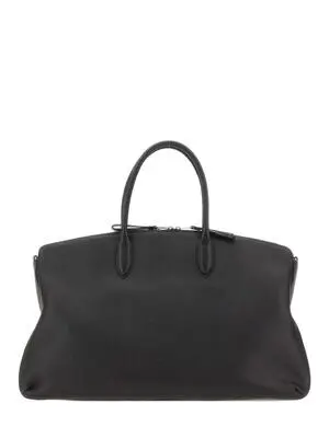 Borsalino Leather Tote Bag - Black