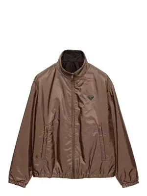 Prada Re-nylon Blouson Jacket - Brown