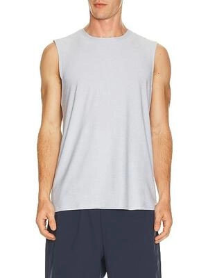 Beyond Yoga Featherweight Freeflo Muscle Tank 2.0 - Cloud Drift Heather