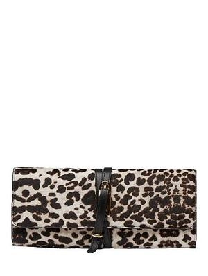LIFFNER Belted Clutch Leopard
