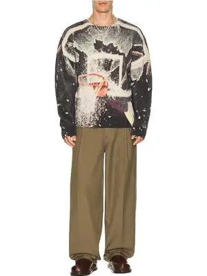 MARKET Break The Backboard Printed Sweater In . Also - Multi