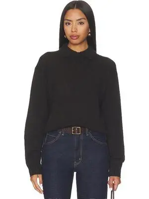 EAVES Oaklee Collared Sweater In . Also - Chocolate